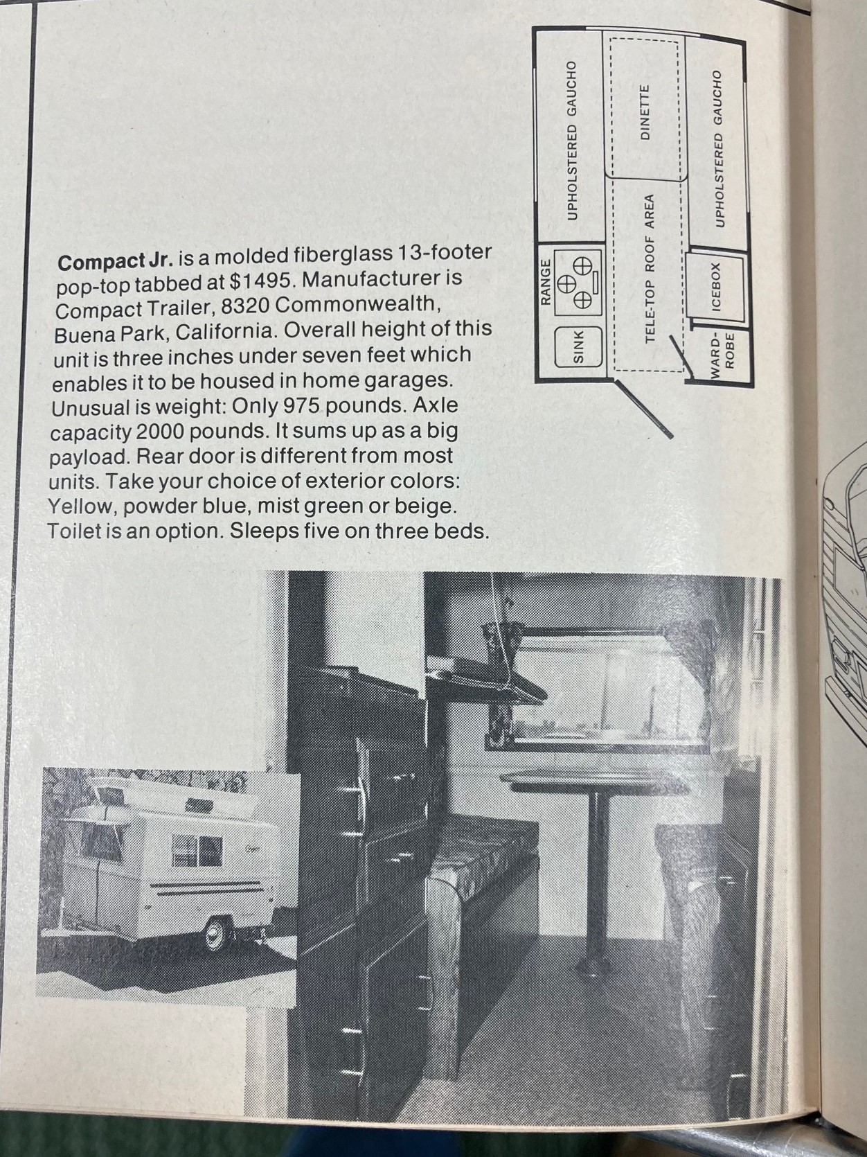 Hunter Compact Fiberglass Campers – A History of the Hunter Compact ...