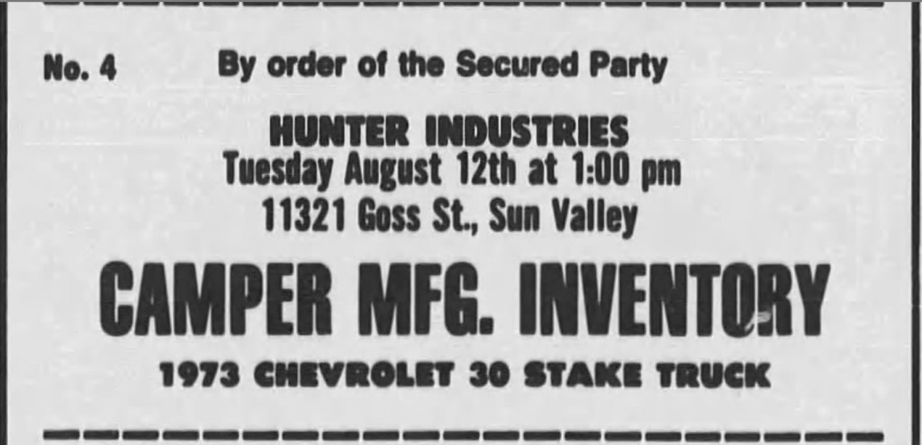 Hunter Compact Fiberglass Campers – A history of the Hunter Compact ...