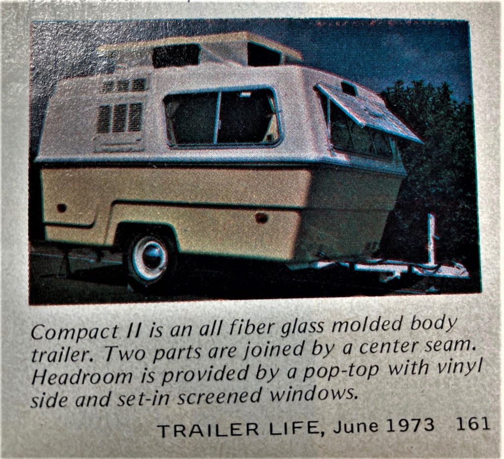 Hunter Compact Fiberglass Campers – A history of the Hunter Compact ...