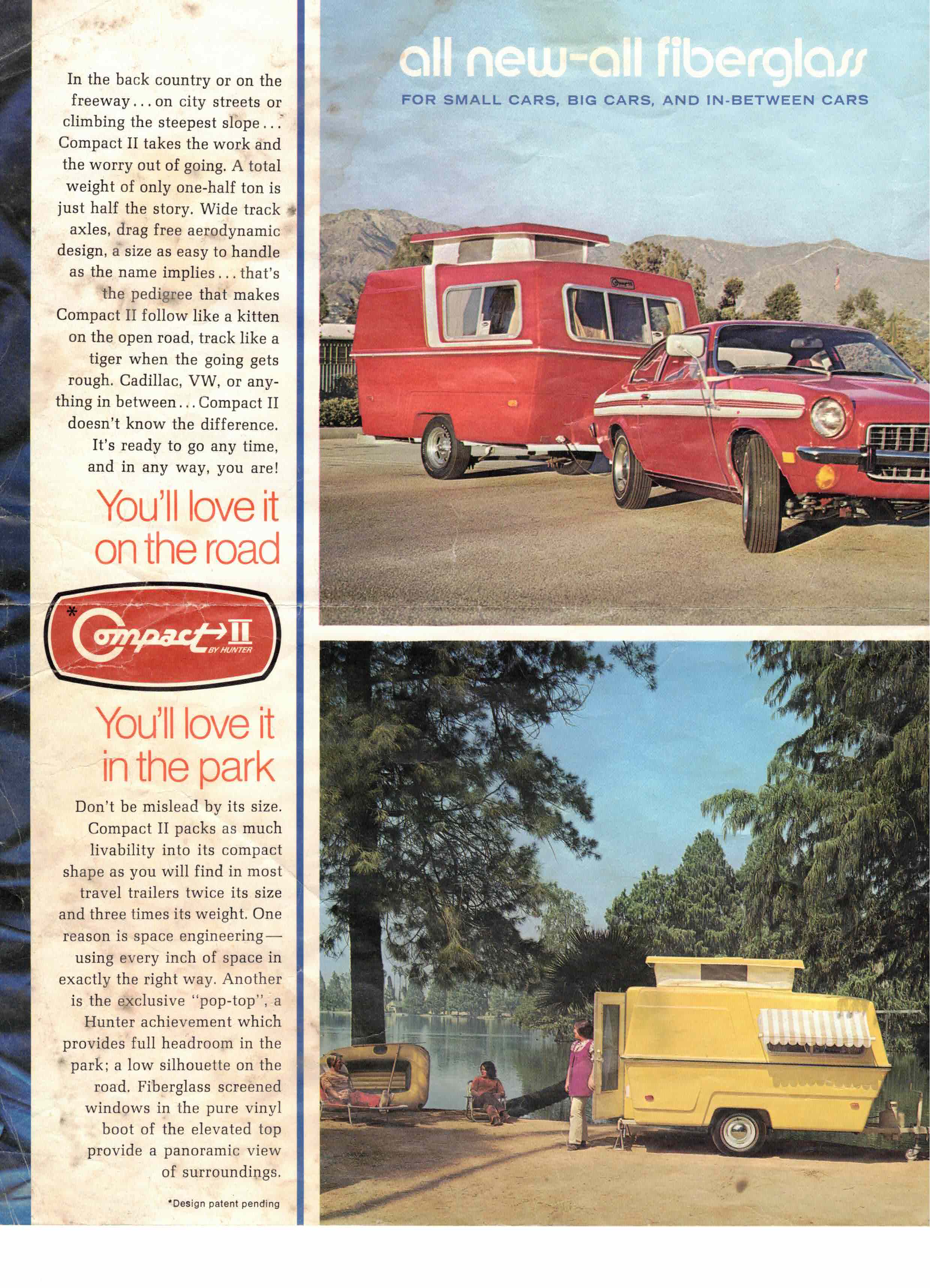 Original Brochures – Hunter Compact Fiberglass Campers