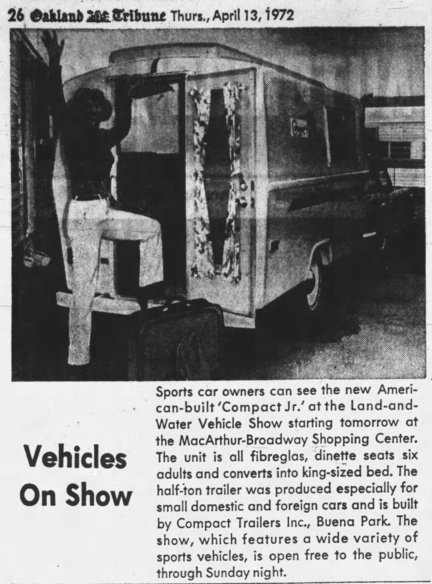 Hunter Compact Fiberglass Campers – A History of the Hunter Compact ...